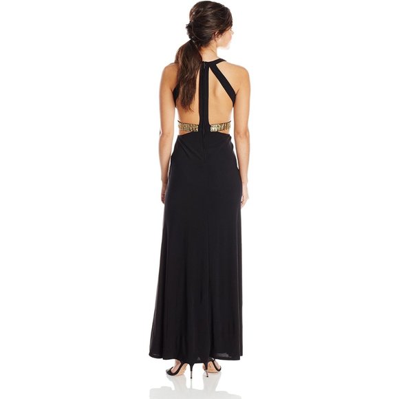 Hailey Logan | Dresses | Halter Neck Gown Hailey Logan By Adrianna Papelle | Poshmark